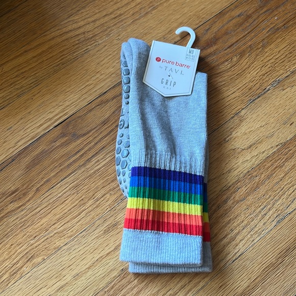 Pure Barre | Accessories | Pure Barre Tall Sticky Socks | Poshmark